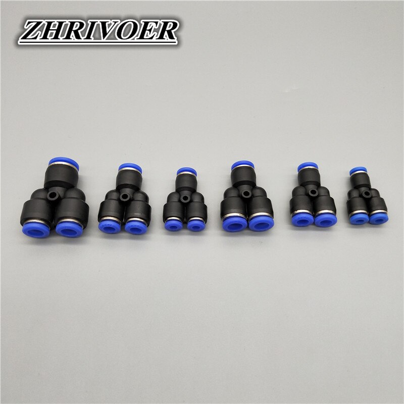 3 Way Port Y Shape Air Pneumatic 12mm 8mm 10mm 6mm... – Vicedeal