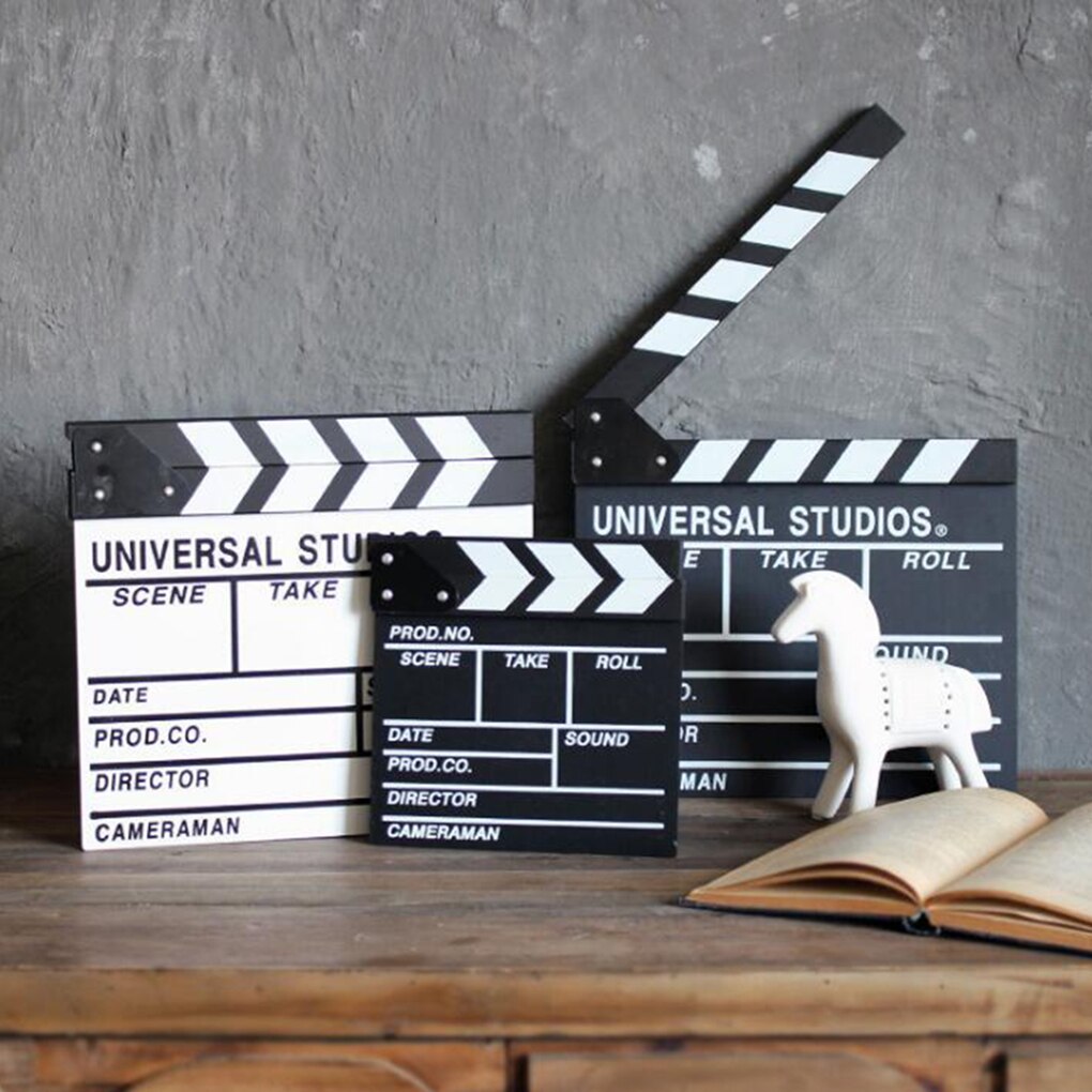 Wooden Director Movie Scene Clapboard TV Video Cla... – Grandado