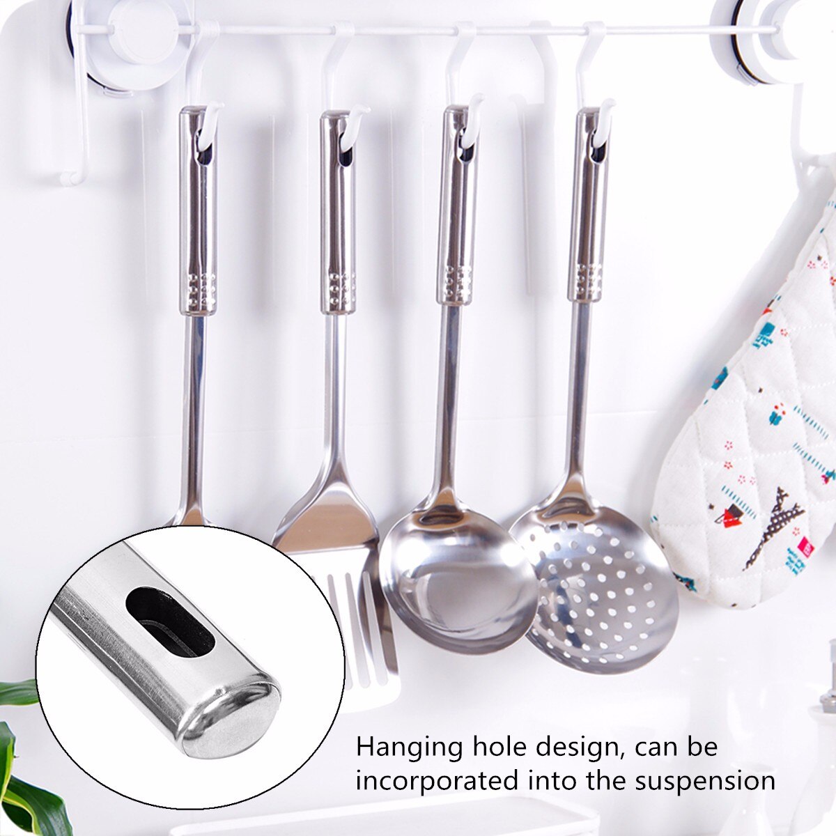 5 st rostfritt stål köksredskap set spatel sked st... – Grandado