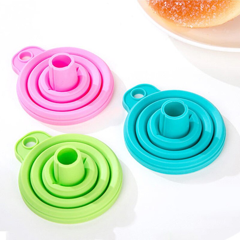 1 Pcs Silicone Inklapbare Trechter Opvouwbare Trec... – Grandado