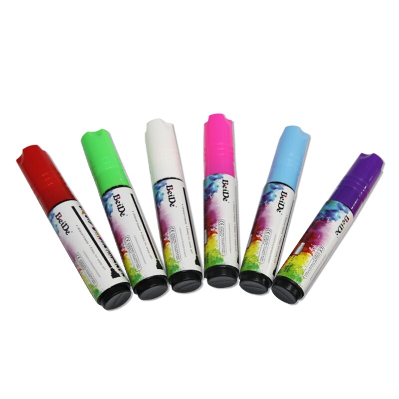 8 Colors Highlighter Fluorescent Neon Pen Erasable... – Grandado