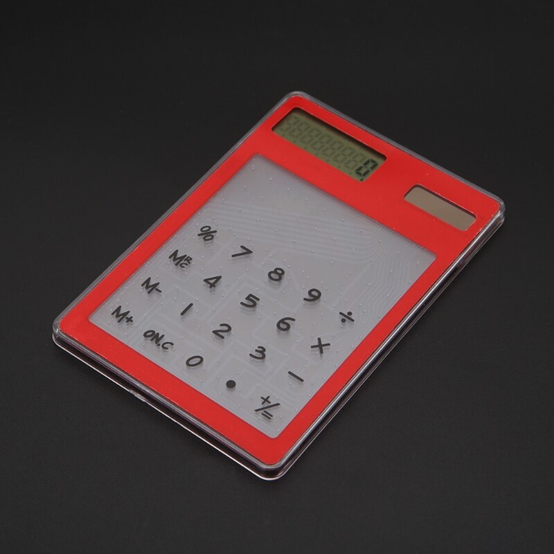 Slim LCD 8-Digit Display Clear Touch Screen Solar ... – Grandado