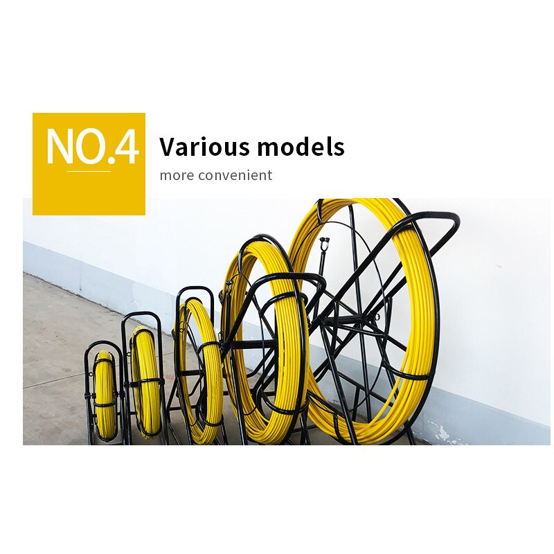 8mm x100m Guide Device Fiberglass Duct Rodder Cabl... – Grandado