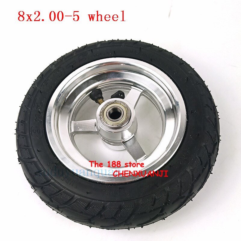 Rueda inflable trasera modificada para patinete eléctrico KUGOO S1 S2 ...