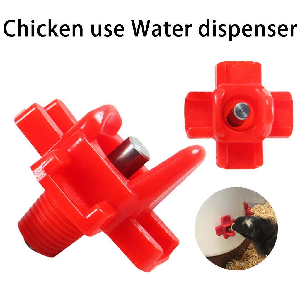 12PC Automatic Chicken Waterer Cups Red Bird Chick... – Grandado