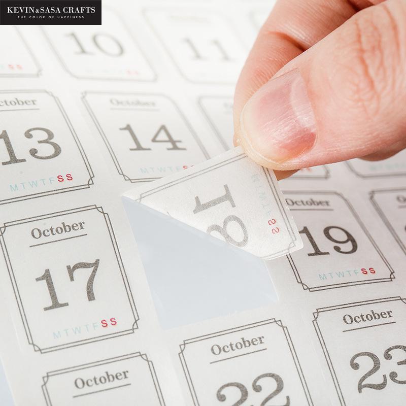 12sheets/set 365 Day Plan Sticker Set Year Planer ... – Grandado