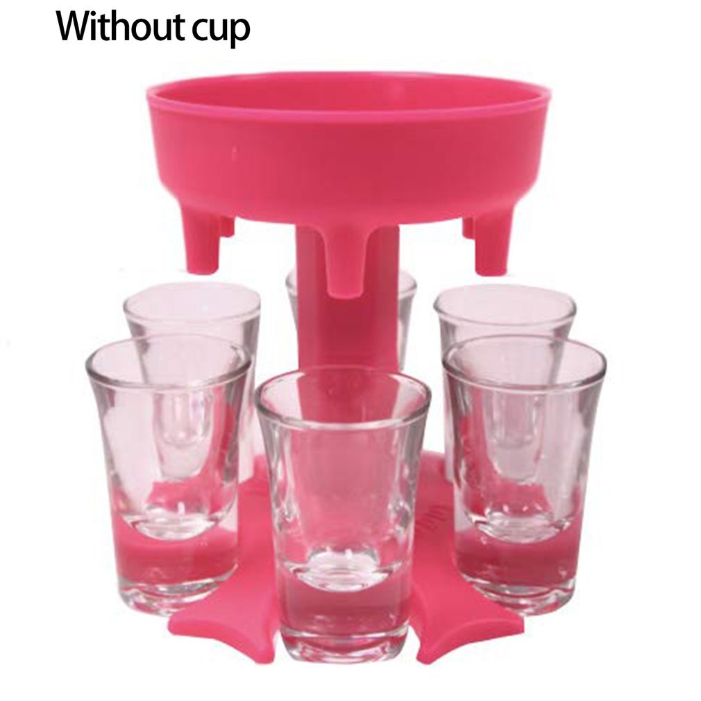 6 Shot Glass Dispenser And Holder Filling Liquids ... – Vicedeal