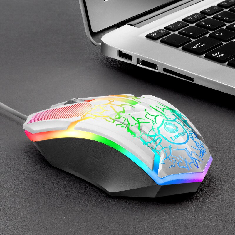 Gaming Kleurrijke Bedrade Muis Usb Bedrade Desktop... – LovingPrices