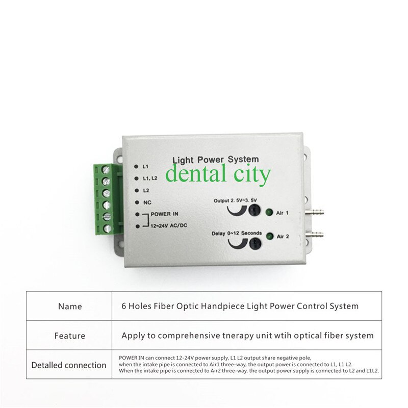 Dental Fiber Optic Handpiece Light Power Control S... – Vicedeal