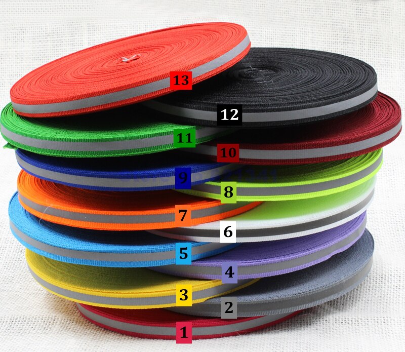 Orange Reflective Fabric Tape Strip Edging Braid T... – Grandado