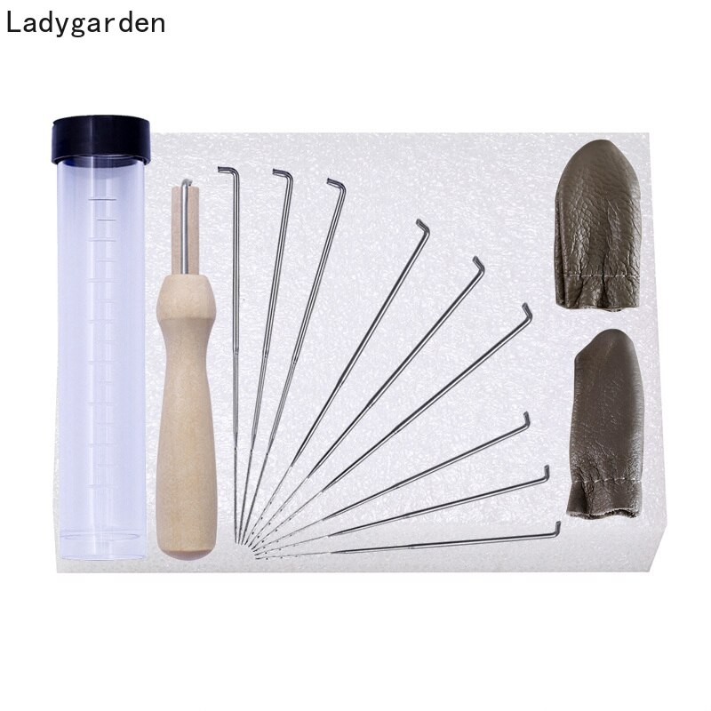 14Pcs 9/8.6/7.9Cm Vilten Naalden Set Met Handvat W... – Grandado