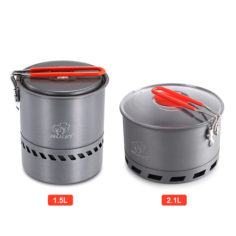1.5L One-Piece Outdoor Cook Pot Camping Stove Heat... – Vicedeal