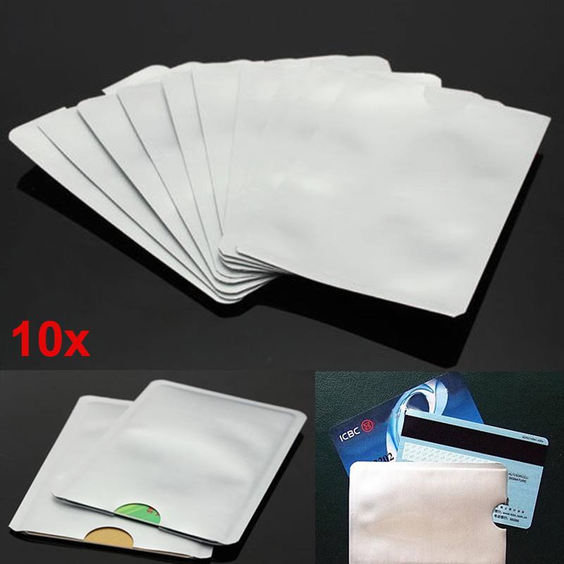 10pcs Credit Card Protector Secure Sleeves RFID Bl... – Grandado
