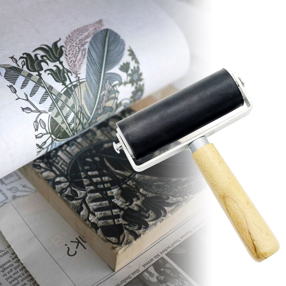 Rubber Roller Brayer Ink Painting Printmaking Roll... – Grandado