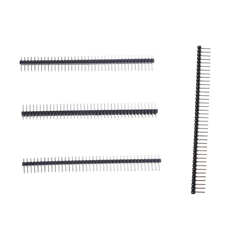 15 stk pinhoved : 10 stk 2 x 40 pin 2.54mm pitch d... – Vicedeal