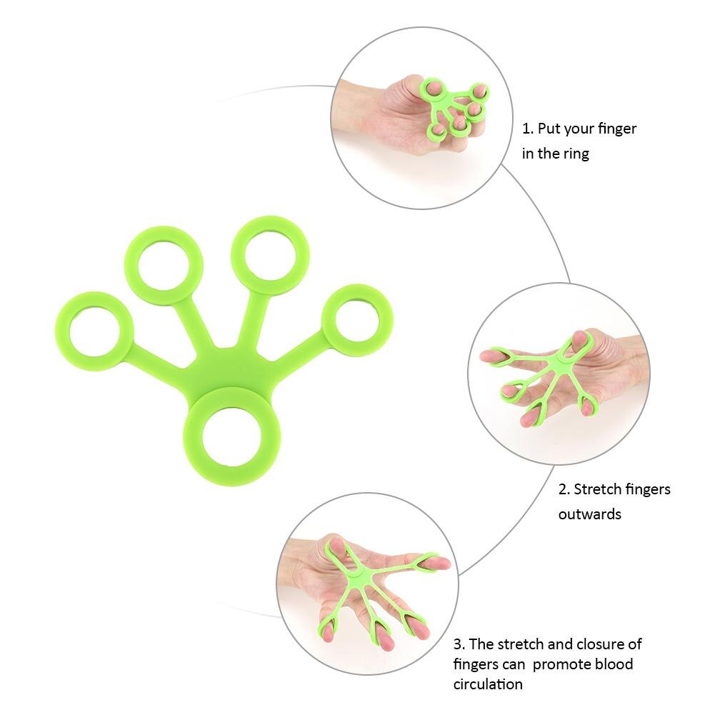 Silicone Fingers Hand Grip Strengthener Finger Exe... – Grandado