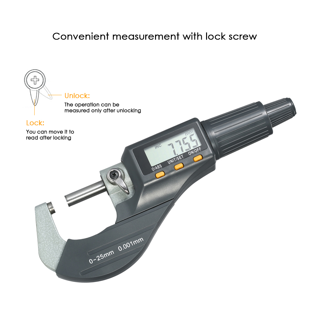 0-25mm High Precision Electronic Digital Outside M... – Grandado