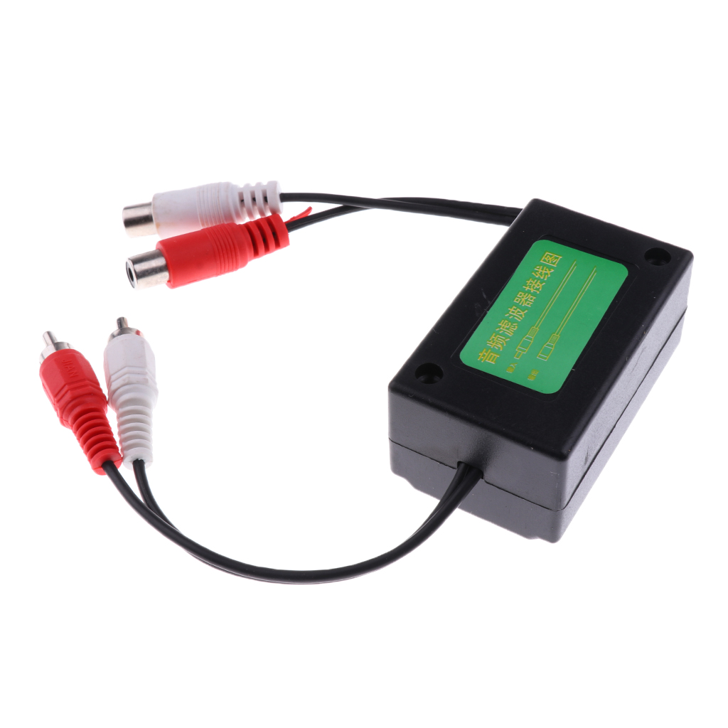 2 RCA to 2 RCA Ground Loop Isolator Noise Audio Fi... – Grandado