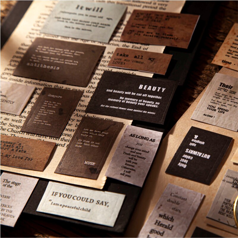 Dimi 15 Sheets Celebrity Notes Sticker Book Vintag... – Vicedeal