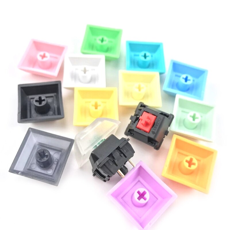 100Pcs Keycaps Mixded Color Backlight PBT Keycap 1... – Vicedeal