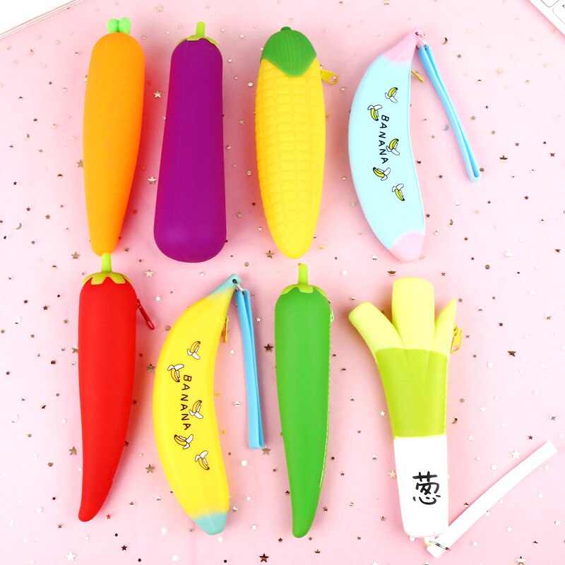coloffice Vegetable Shape Student Pencil Bag Super... – Grandado