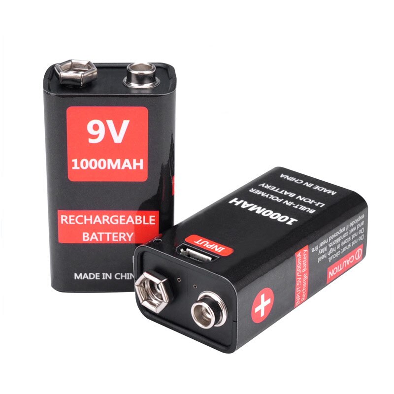 1/2/5/8pcs USB Charging 9V 1000mAh Li-ion Battery ... – Grandado