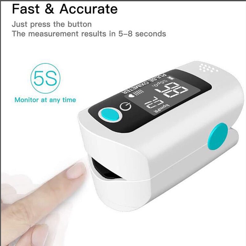 SpO2 Finger Pulse Oximeter OLED Pulse Oxymeter Oxi... – Grandado
