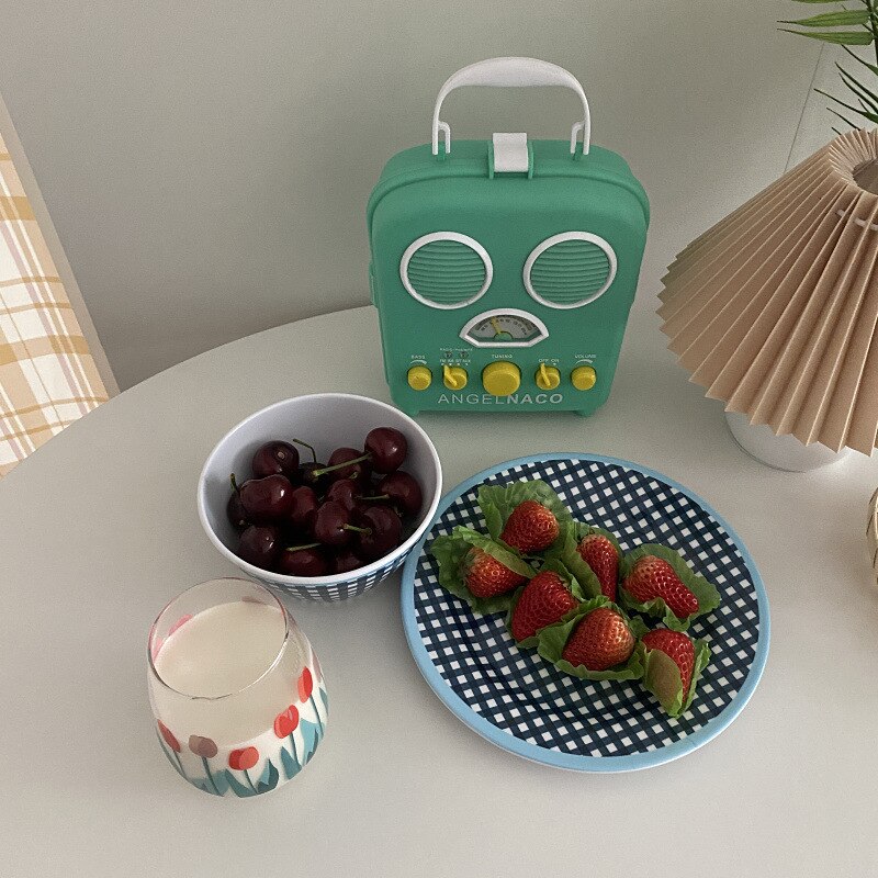 Cutelife Nordic Ins Round Small Plastic Plate Wedd... – Vicedeal