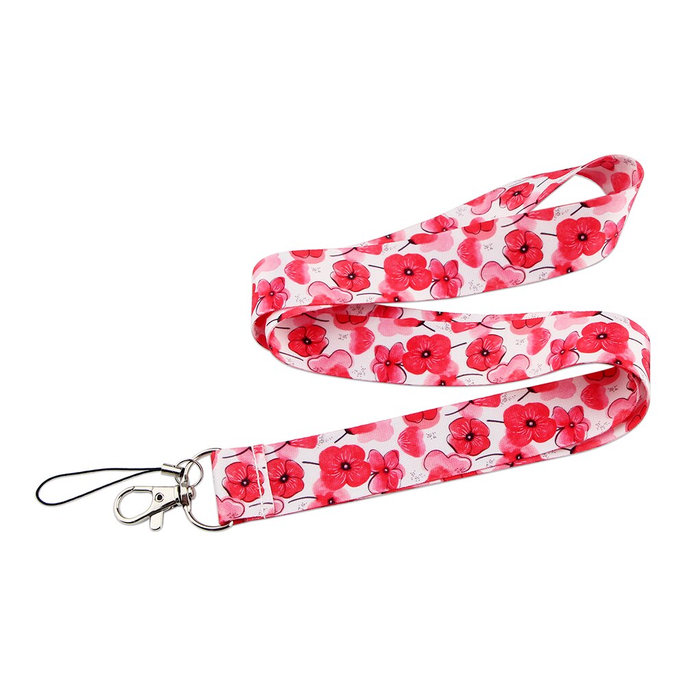 Ransitute R1137 Beautiful Flowers Lanyards ID Badg... – Grandado