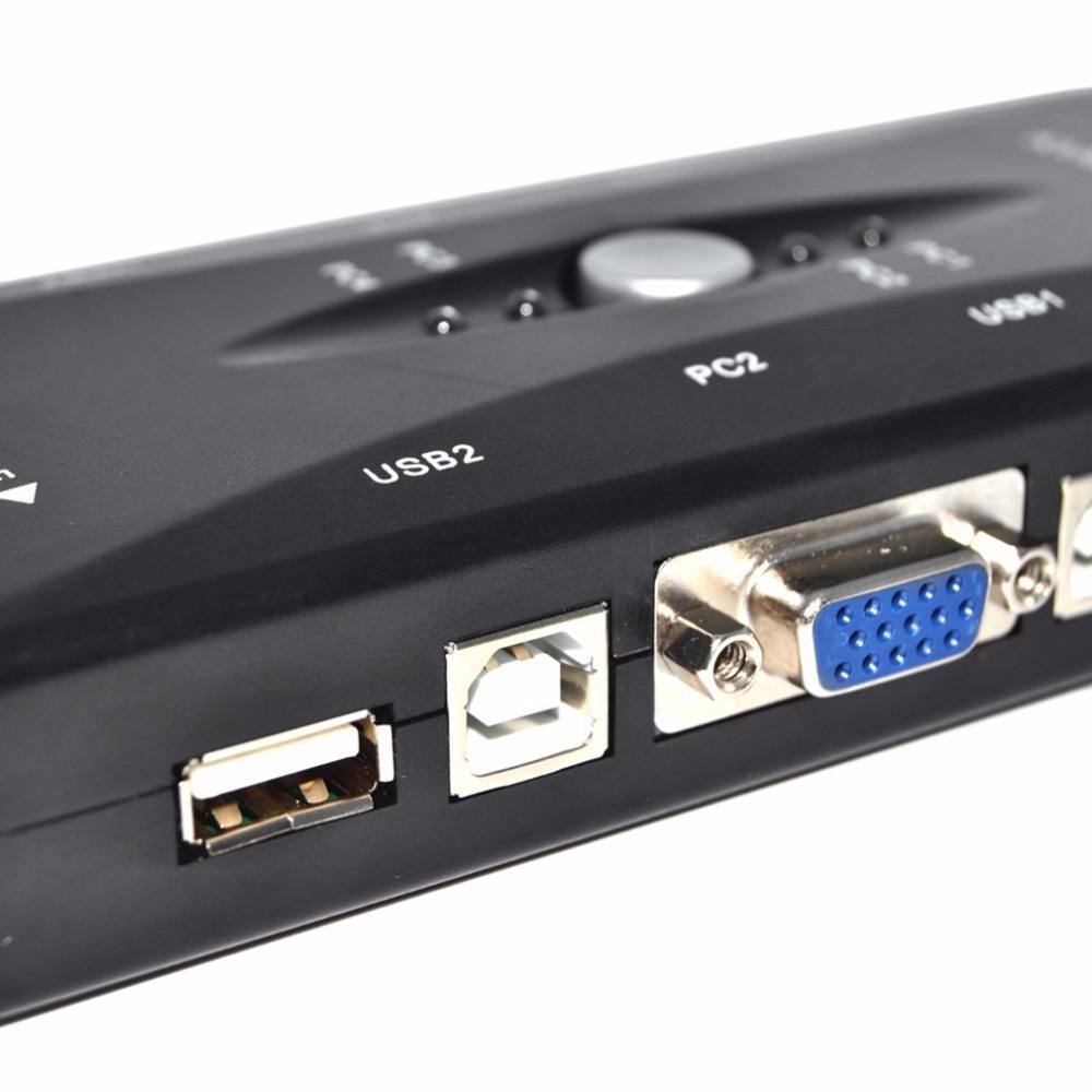 4 ports USB 2.0 KVM VGA/SVGA adaptateur de boîtier... – Grandado