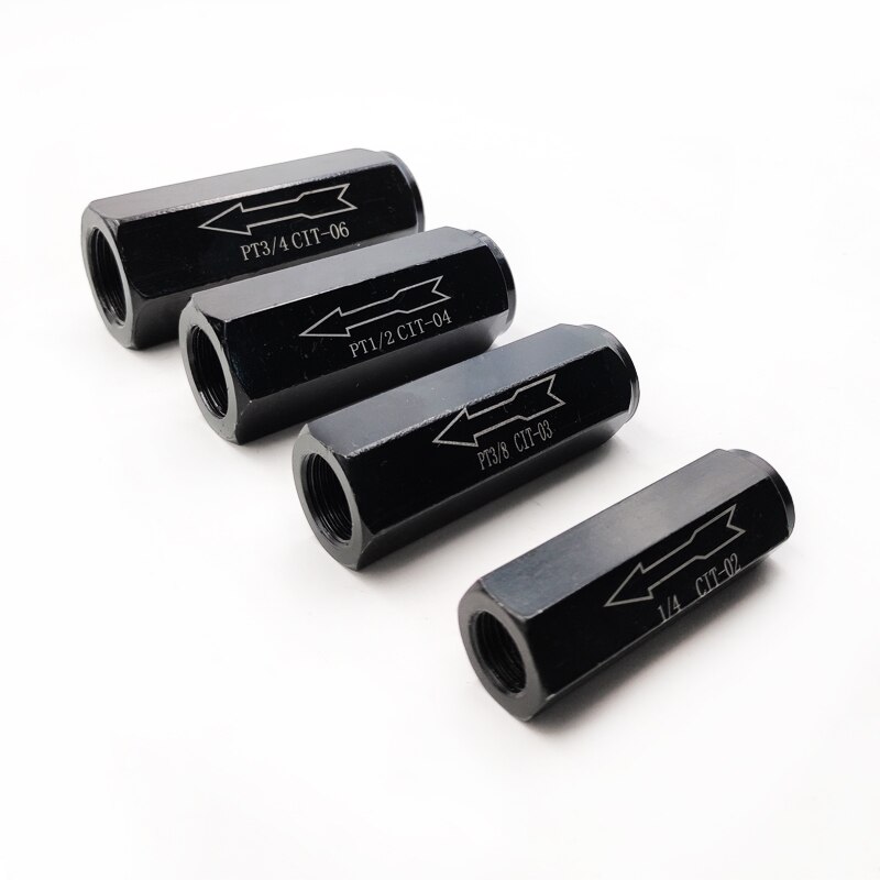 Oil pressure / hydraulic straight through one-way ... – Vicedeal