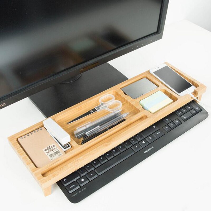 Computer Keyboard Stationery Holder Wooden Office ... – Grandado