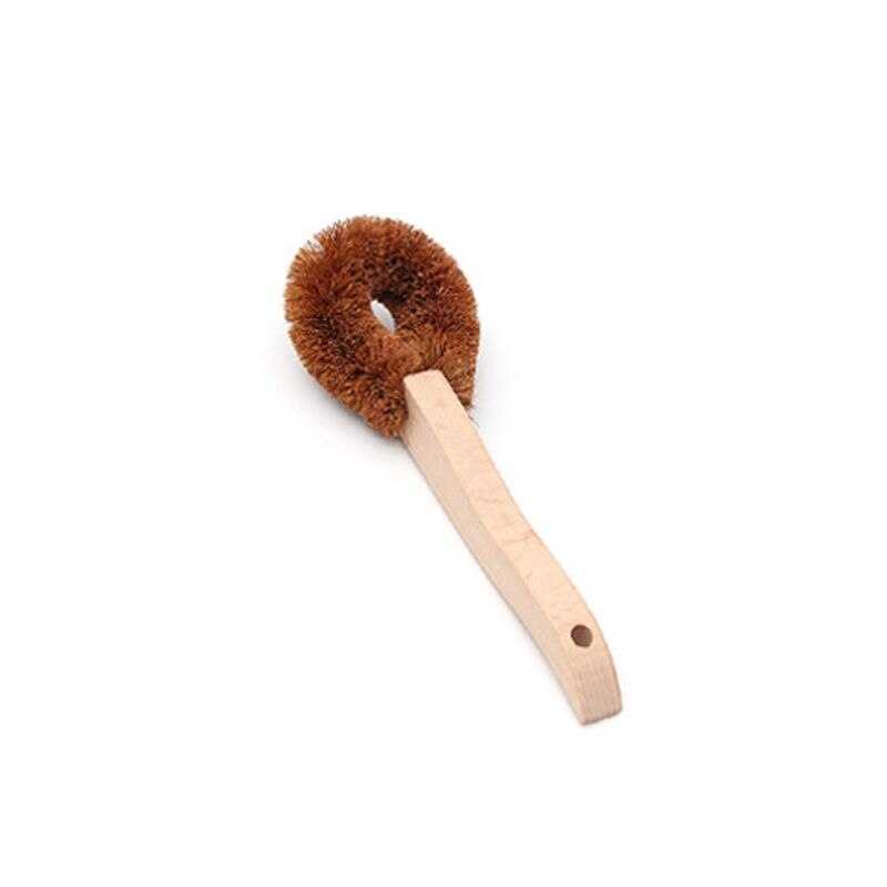 Kitchen Wooden Handle Coconut Fiber Cleaning Brush... – Grandado
