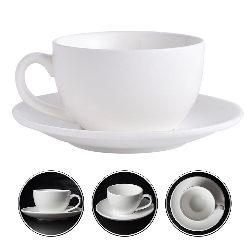 1 Set Delicate Coffee Cup Saucer Ceramic Coffee Cu... – Grandado