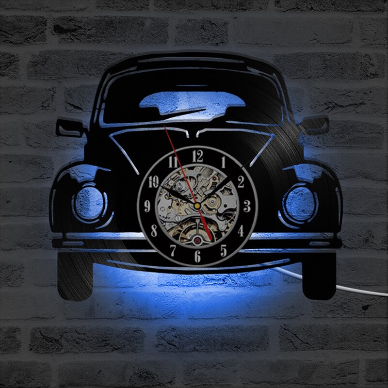 Auto bilden LED Wanduhr Moderne 3D Dekorative Häng... – Grandado