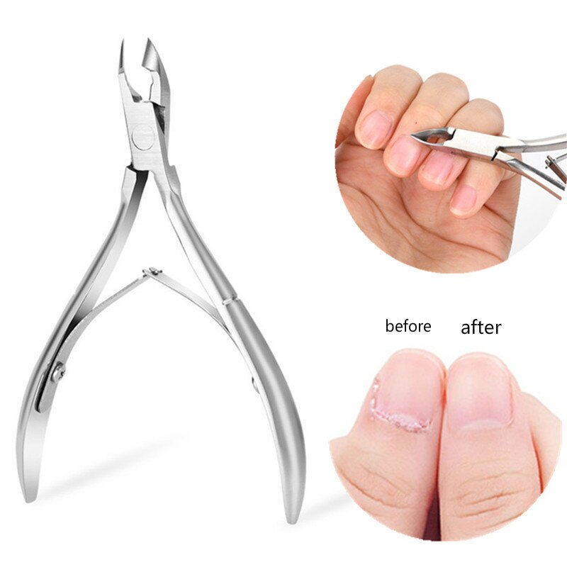 Silver Toenail Ingrown Nail Art Cuticle Nipper Cli... – Grandado