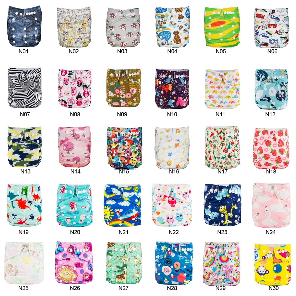 [ 7pcs/Set] Babyland Newest Baby Cloth Diapers Mic... – Grandado
