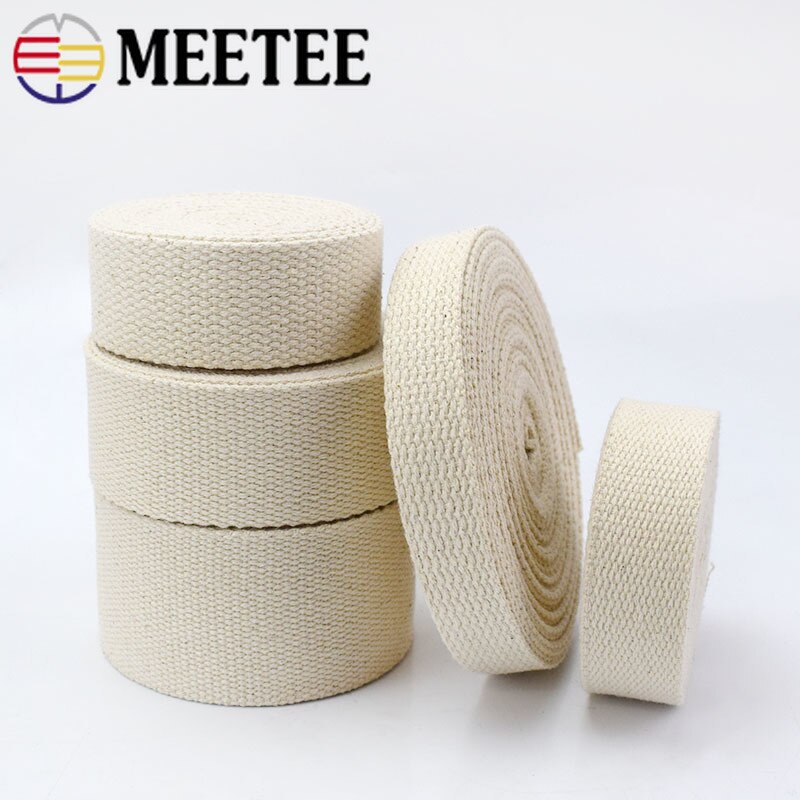 9 meter 20/25/32/38/50mm polyester bomullsband ban... – Vicedeal