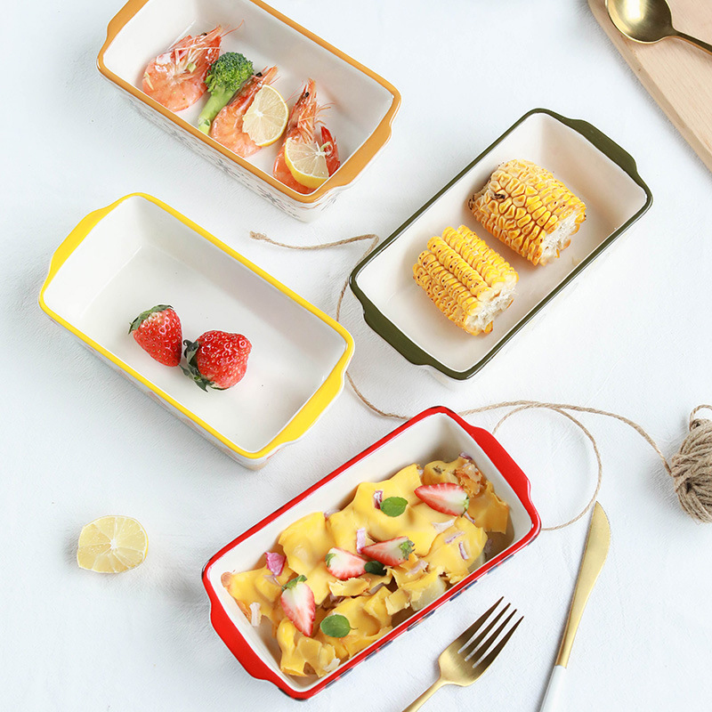 Leuke Landelijke Patroon Dubbele Oor Bakken Pan Ke... – Grandado