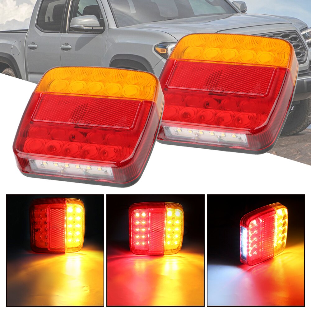 2pcs 12V Trailer Truck Caravan 26LED Taillight Tai... – Grandado