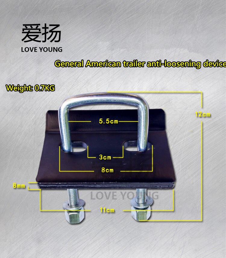 U-Bolt Heavy-Duty Anti-Rattle Stabilizer Hitch Tig... – Grandado