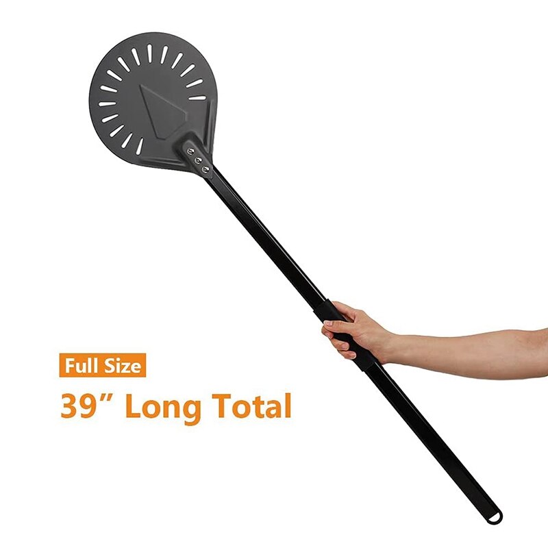 Metal Pizza Peel with Detachable Aluminum Handle P... – Vicedeal