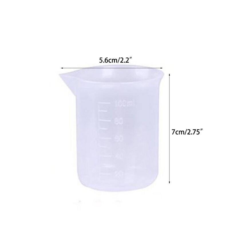 Plastic Graduated Cylinders and Plastic Beakers,5p... – Vicedeal