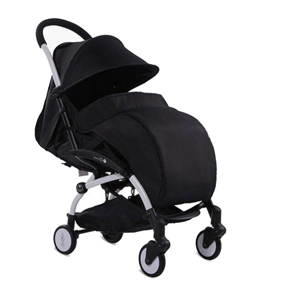 Universal Baby Stroller Footmuff Windproof Black B... – Grandado