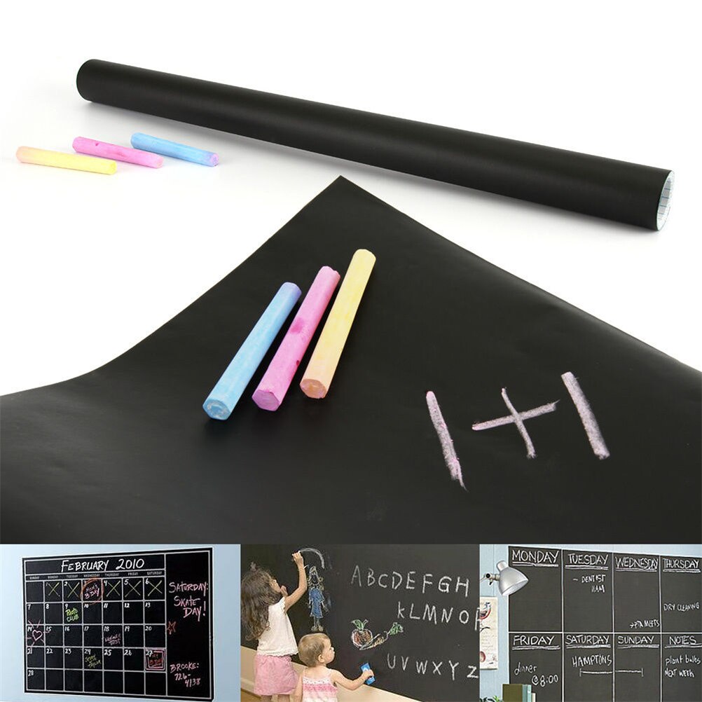 60x200cm Chalkboard Blackboard Stickers Removable ... – Vicedeal