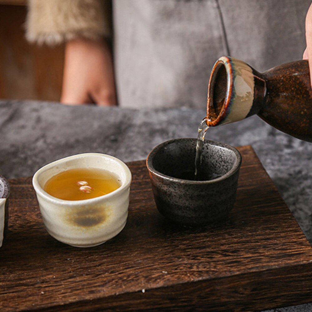 3pcs Japanese Style Sake Cups Ceramic Sake Serving... – Grandado
