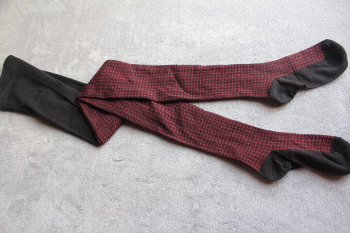 Women Houndstooth Patterned Cotton Pantyhose Sprin... – Vicedeal