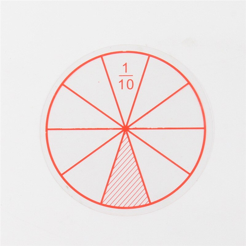 Children Early Learning Plastic Numbered Fractions... – Grandado