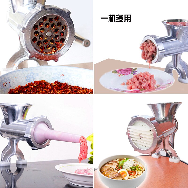 Handvleesmolen huishoudelijke kleine handmatige vl... – Vicedeal