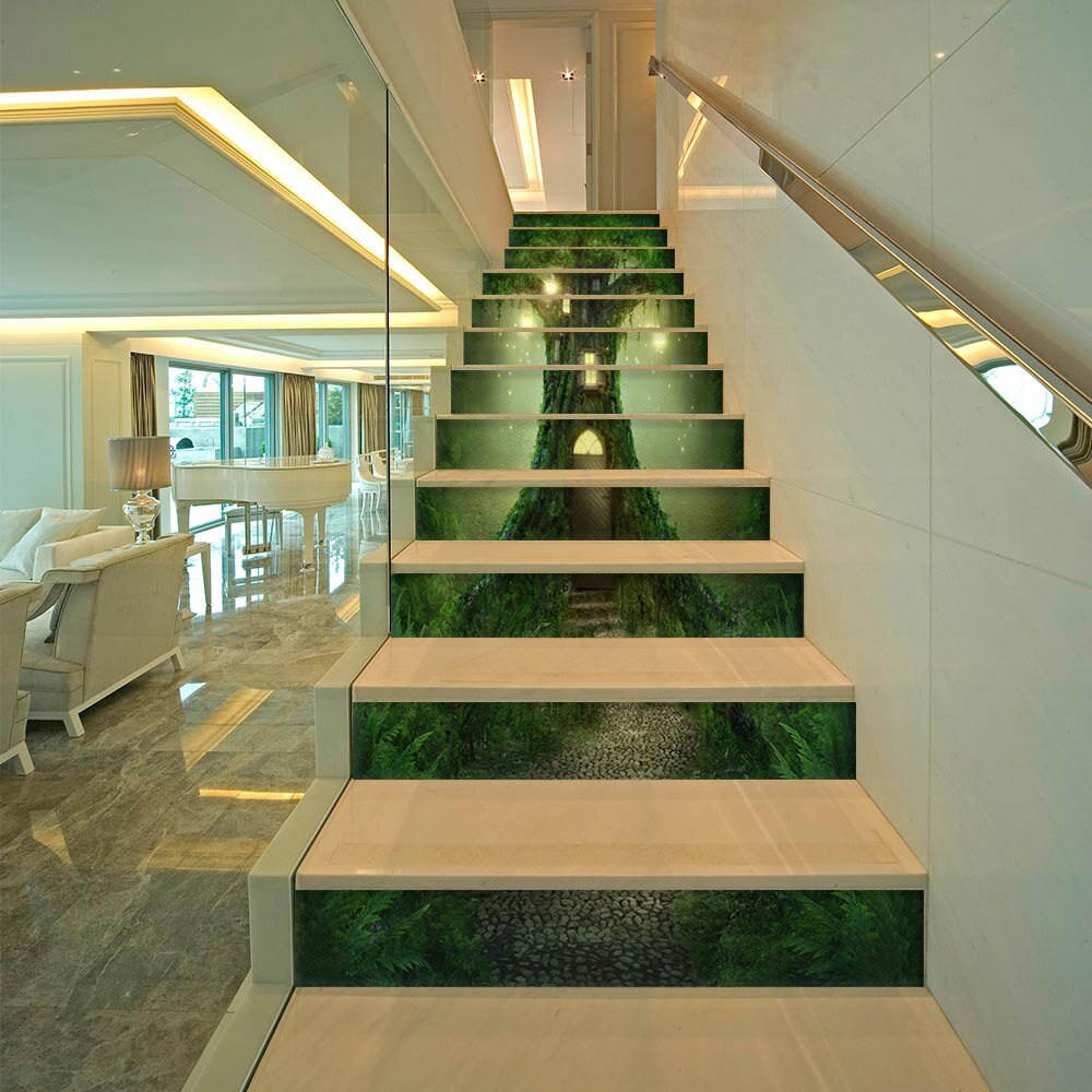 13Pcs/Set Waterproof Pvc Wall Stairs Stickers Remo... – Grandado